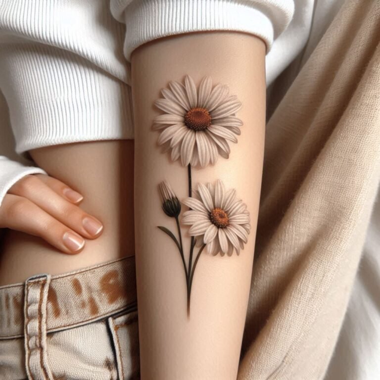 15 Daisy Tattoo Ideas To Represent Innocence And Purity
