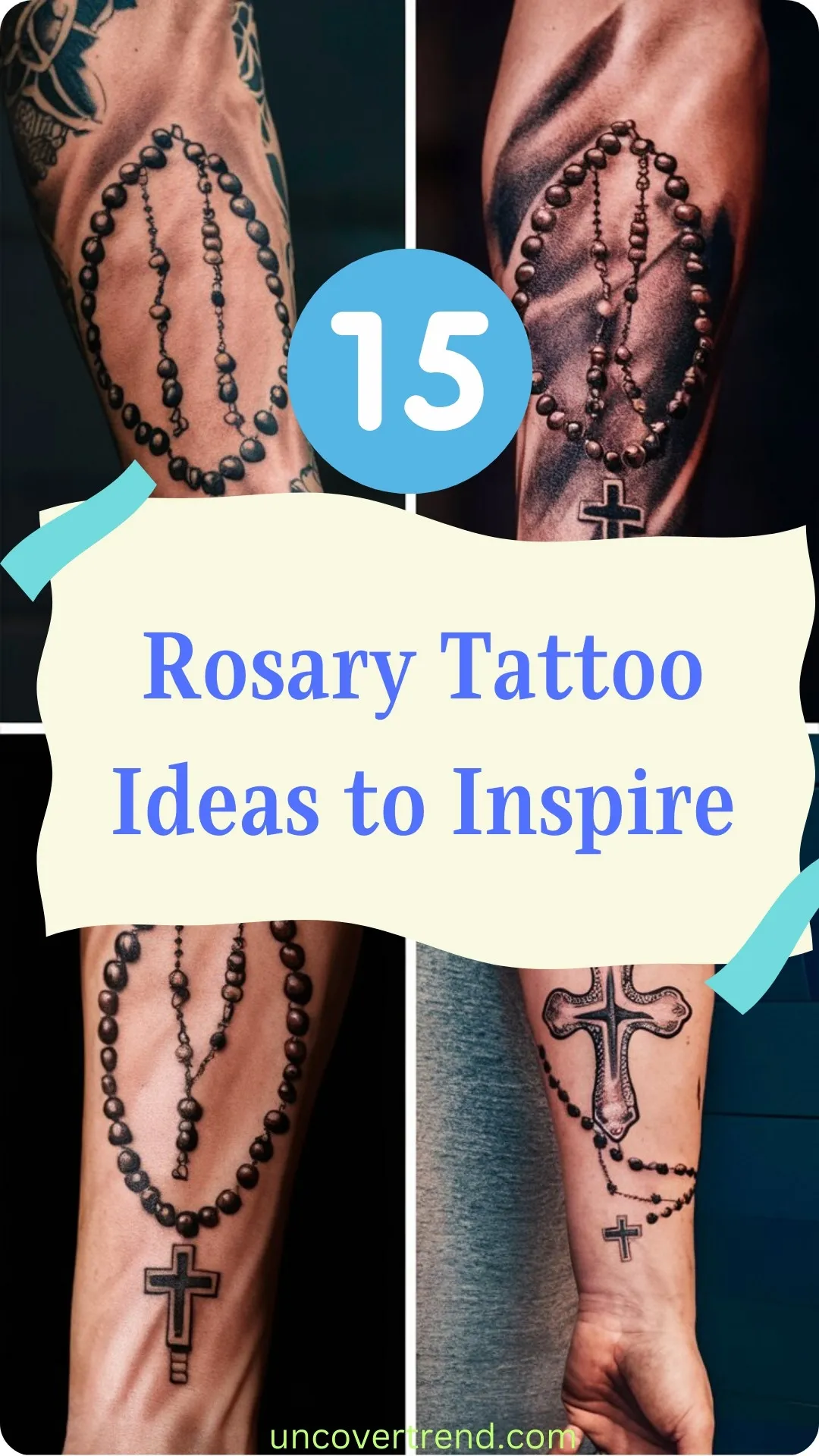 15 Rosary Tattoo Ideas To Express Devotion And Faith