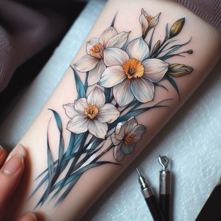 15 December Birth Flower Tattoo Ideas To Celebrate A Special Month