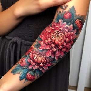 15 November Birth Flower Tattoos To Celebrate A Special Month