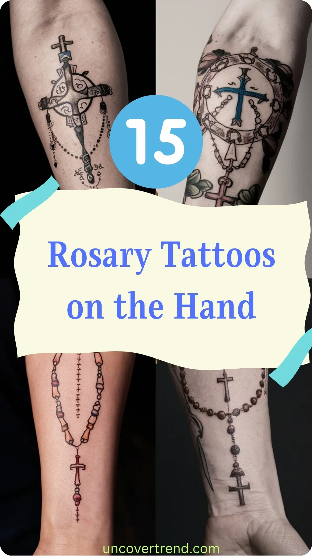 15 Rosary Tattoo Ideas To Express Devotion And Faith